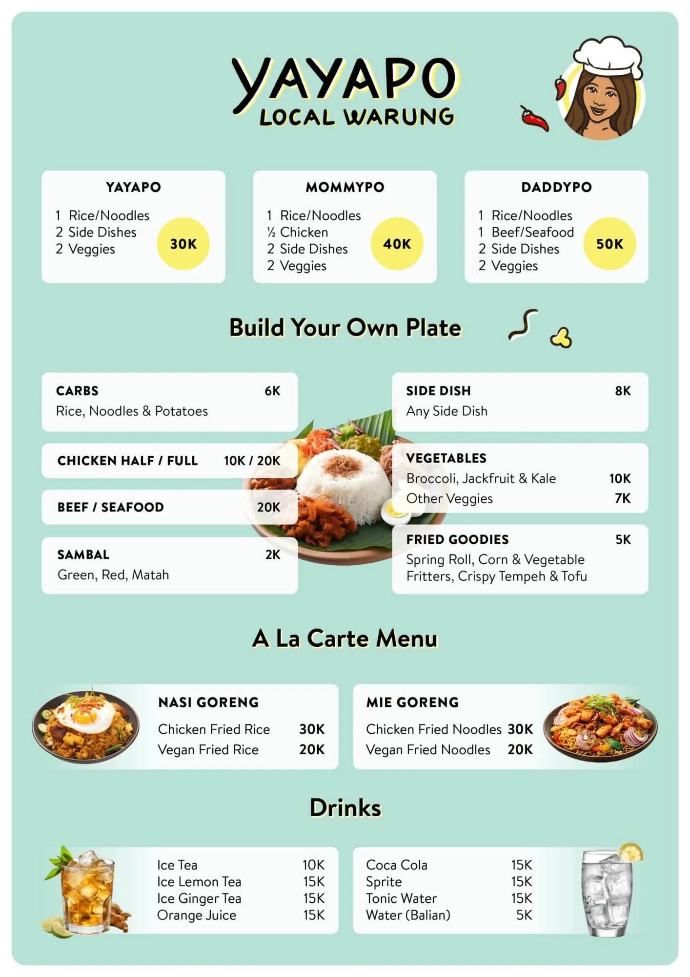 Menu | Local Warung Yayapo